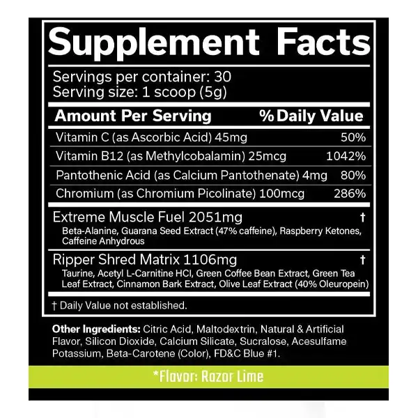 JNX Sports The Ripper! - Prime Nutrition